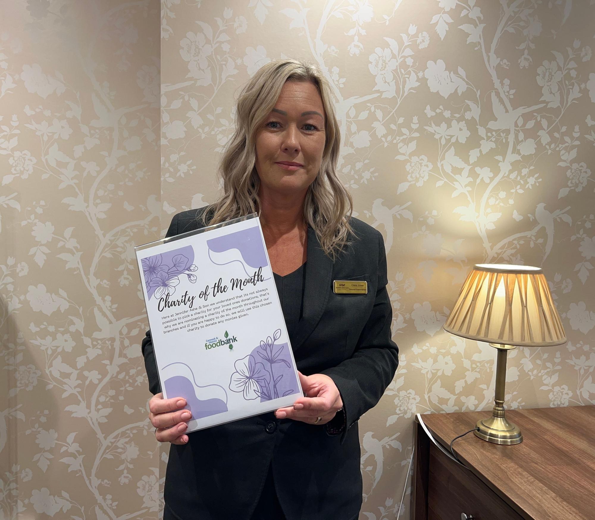 Jennifer Ashe & Son Funeral Director to support 72 charities in 2025