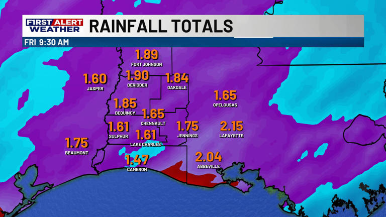 First Alert Forecast Showers Move In Thursday With Some Heavy Rain