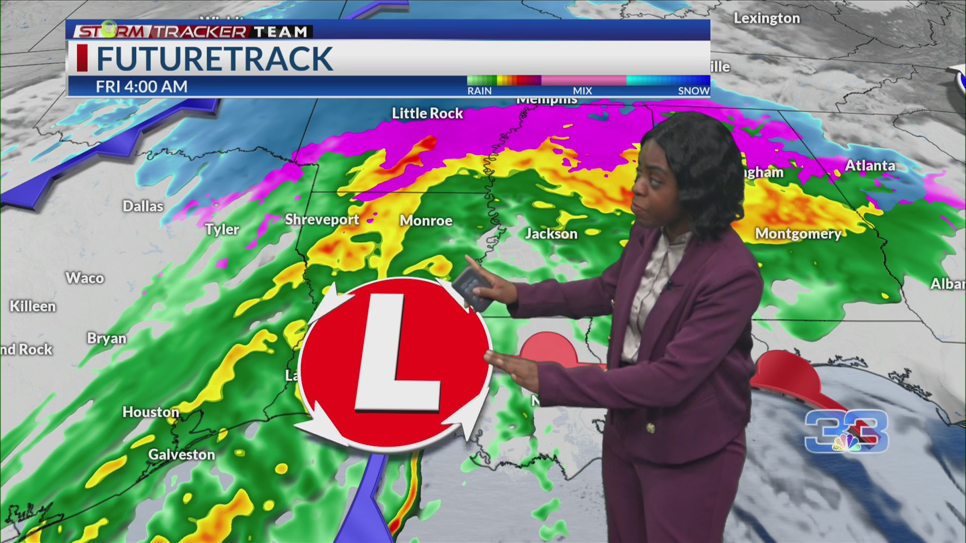 Thursday Morning Forecast for Baton Rouge 1-9-25: Rain Returns Today ...