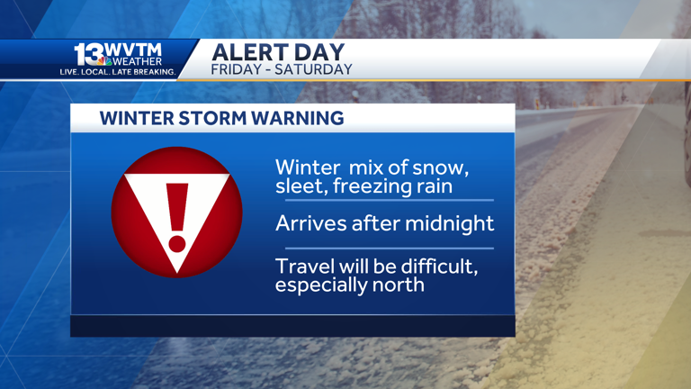 Alabama winter storm: The latest warnings, timings and impacts