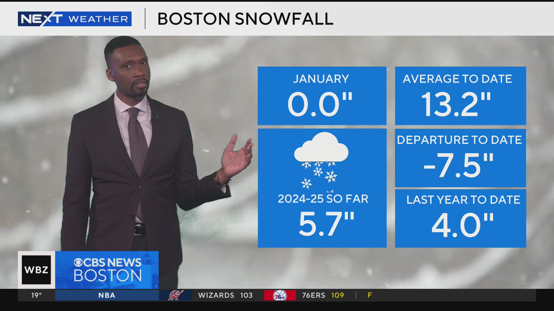 Next Weather: WBZ mid-morning forecast for January 9, 2025