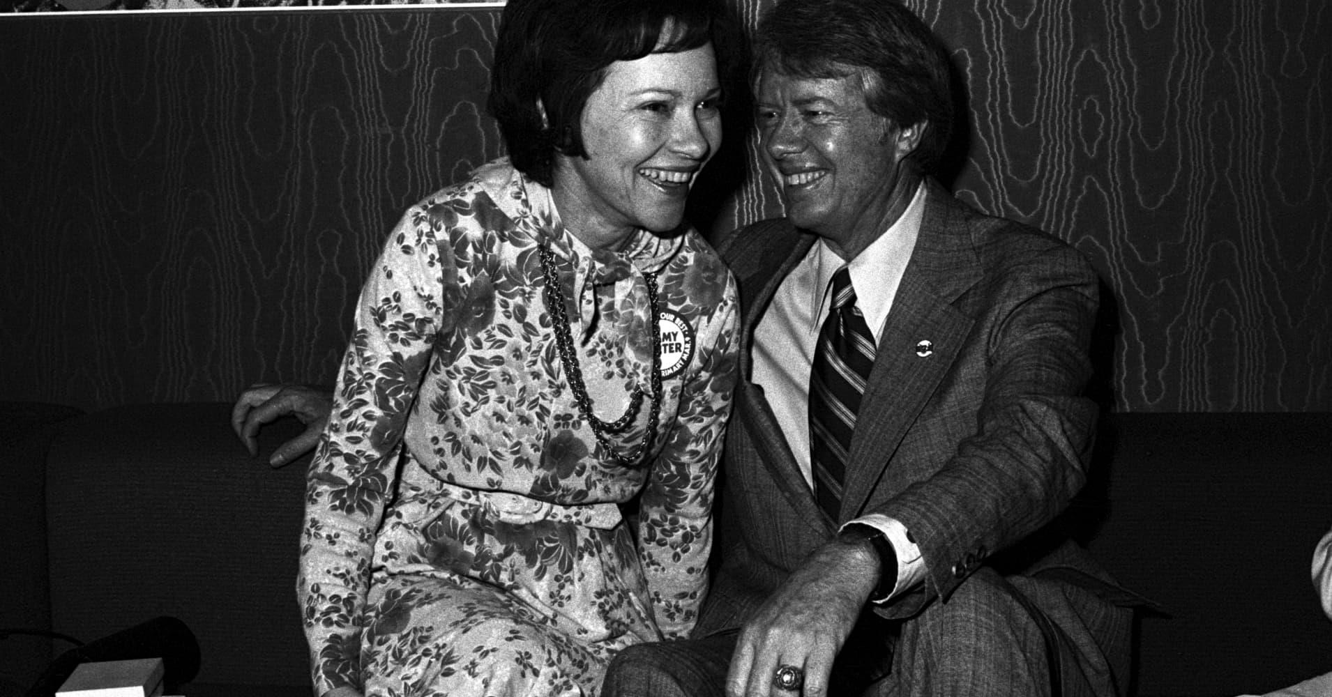 Former President Jimmy Carter credited his longevity to his happy ...