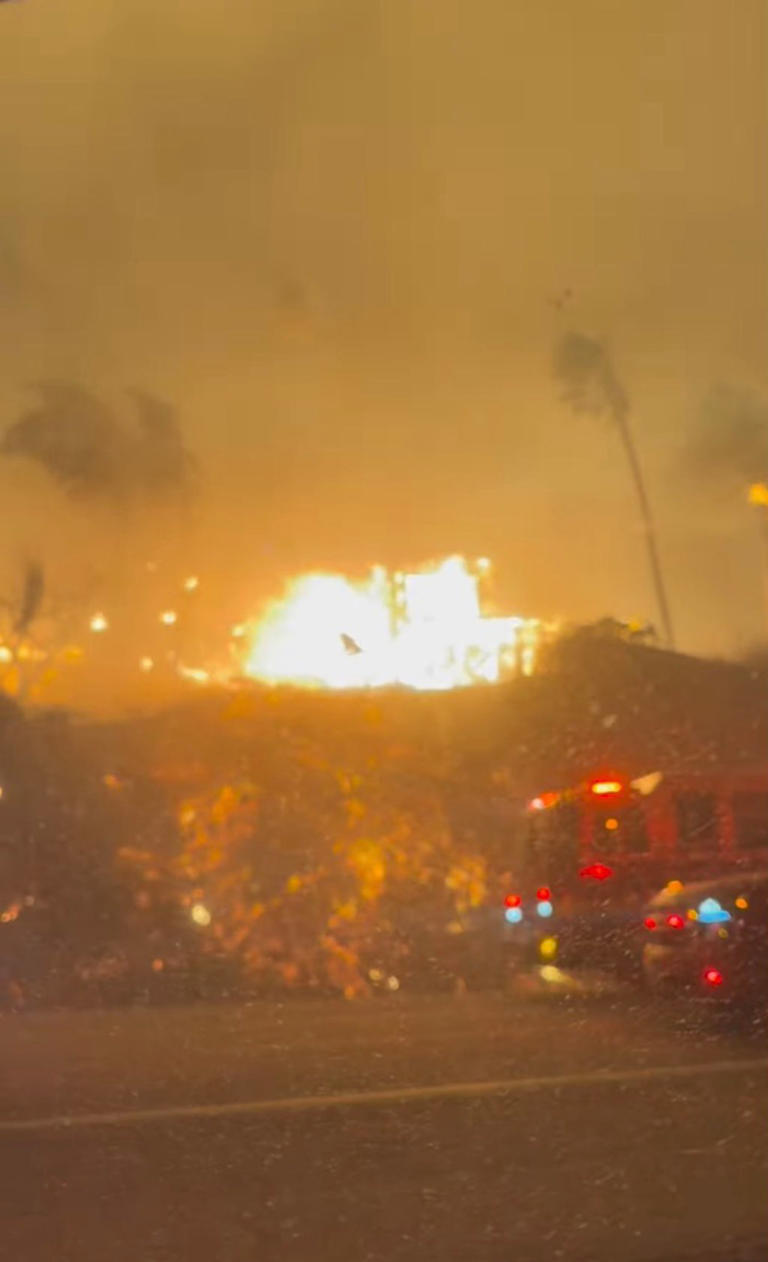 Actor Sebastian Harrison hides behind boulders with no escape as LA ...