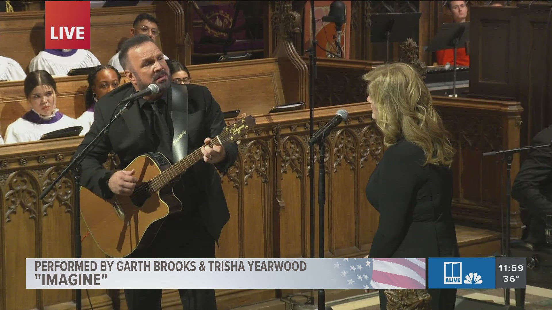 Jimmy Carter honored with duet of ‘Imagine’ by Garth Brooks and Trisha ...