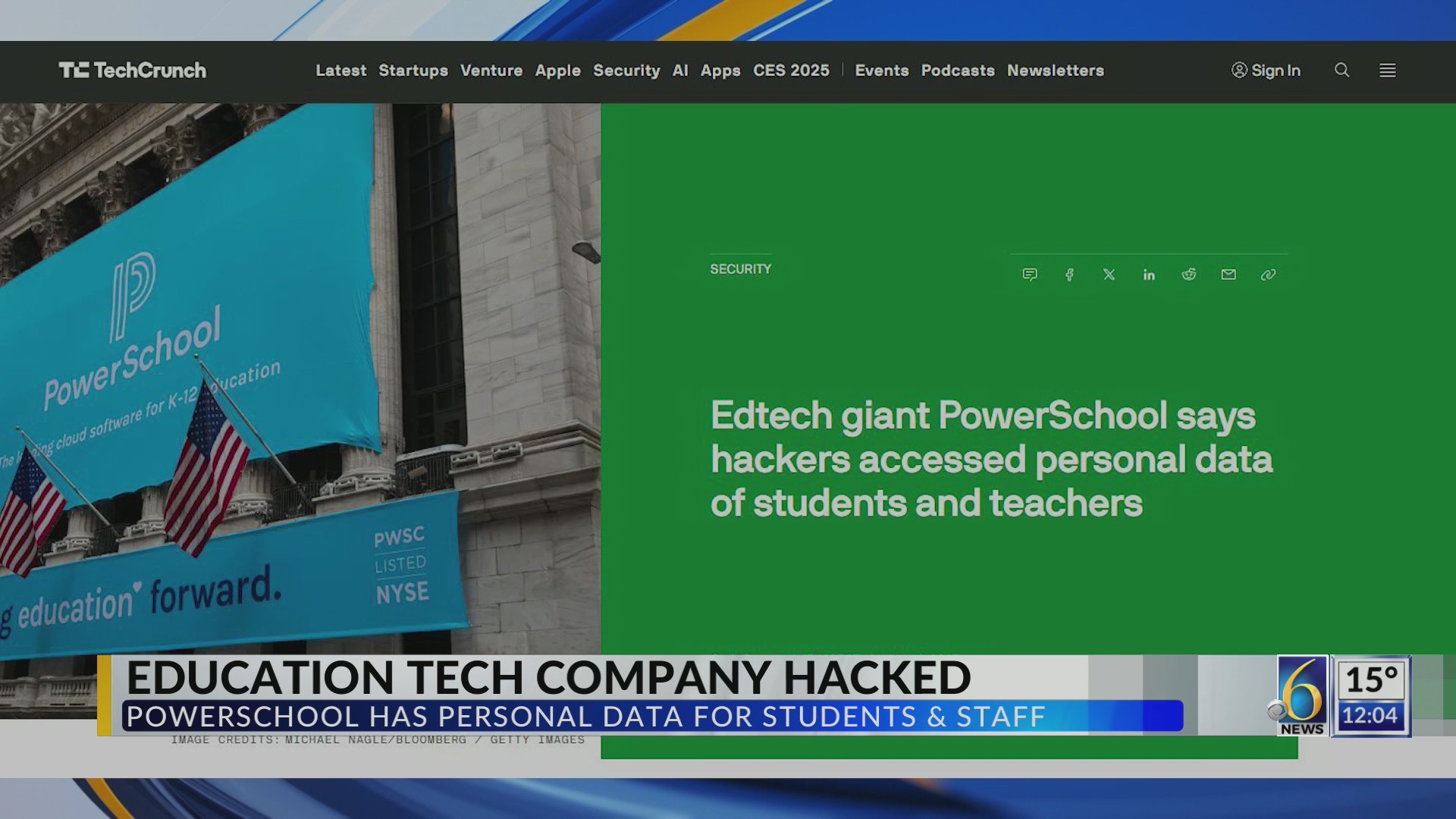 Education Tech company hacked