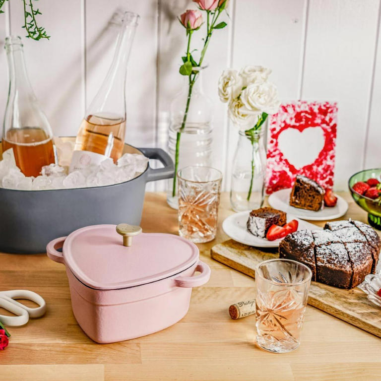 Drew Barrymore’s Heart-Shaped Dutch Oven Is the CUTEST Valentine’s Day ...