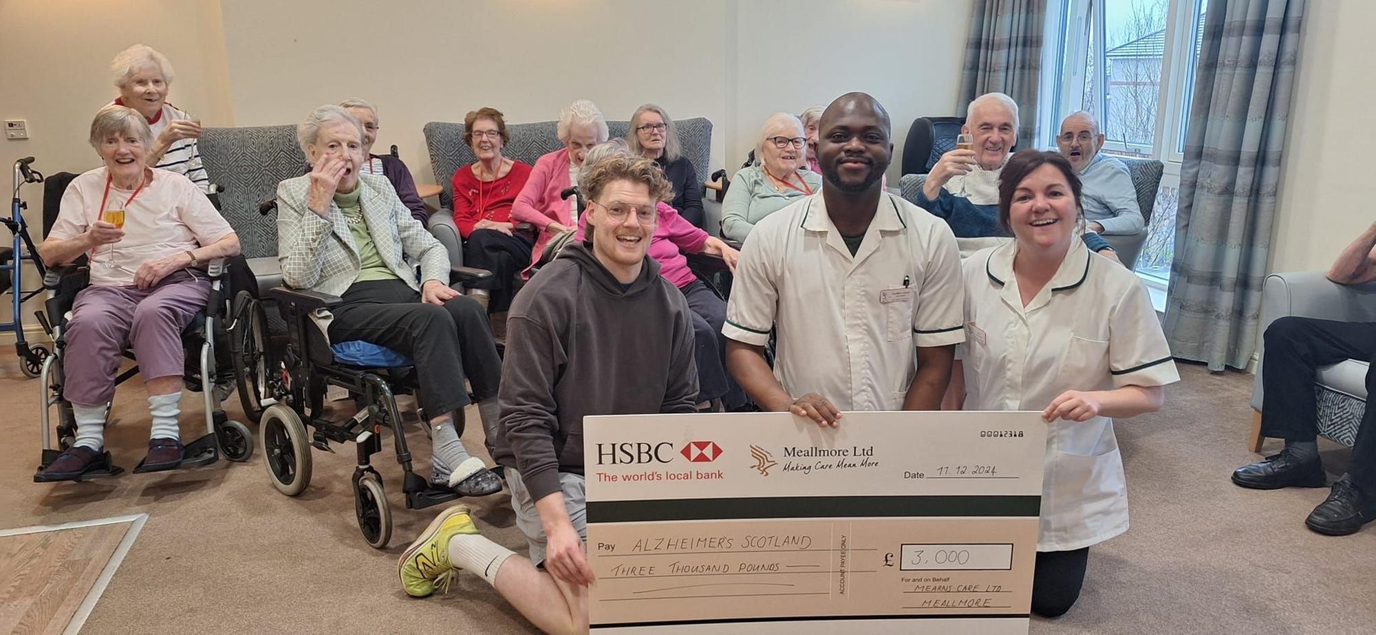 Meallmore Christmas gift to Alzheimer Scotland