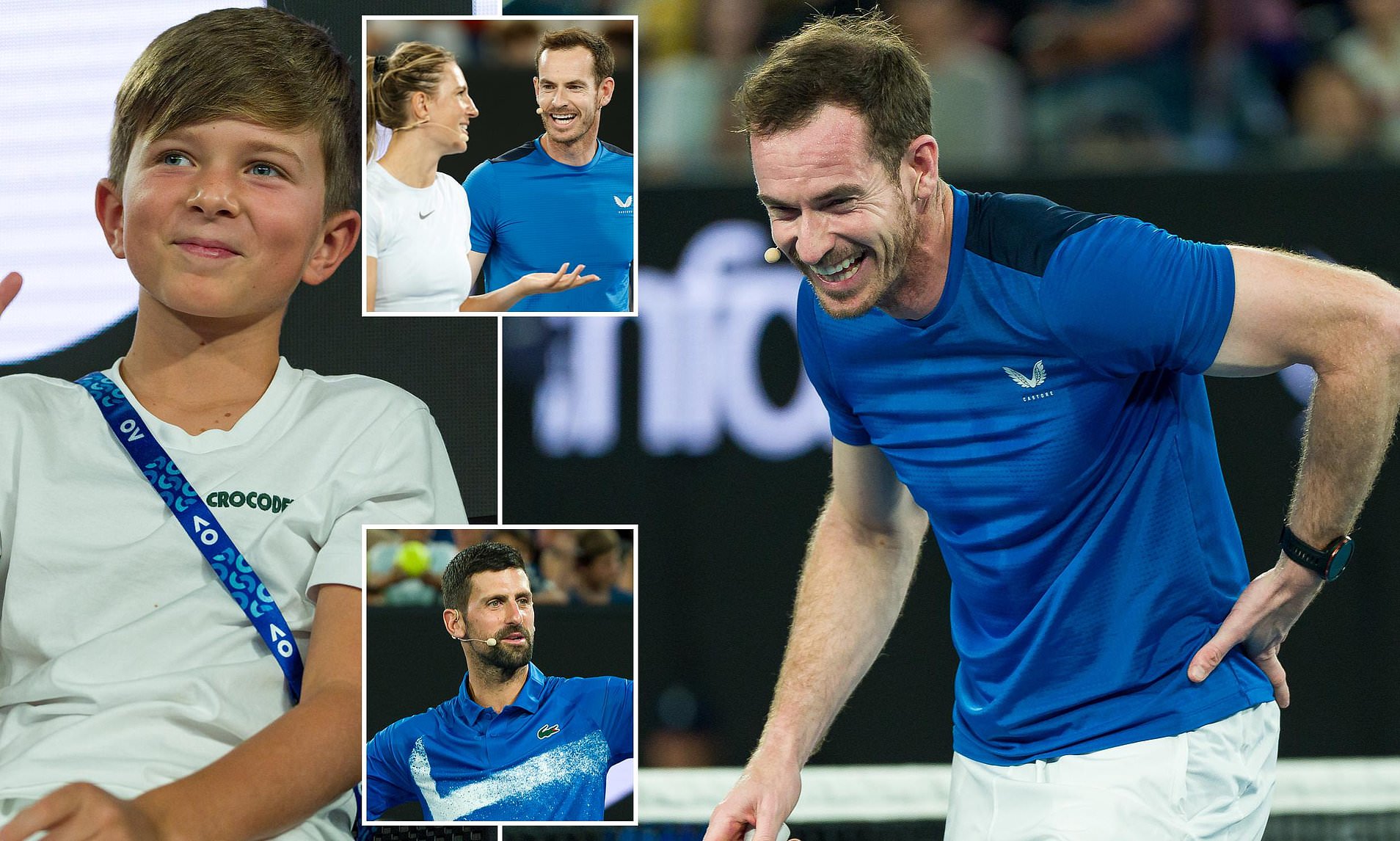 Victoria Azarenka trolls rusty Andy Murray by begging Novak Djokovic's ...