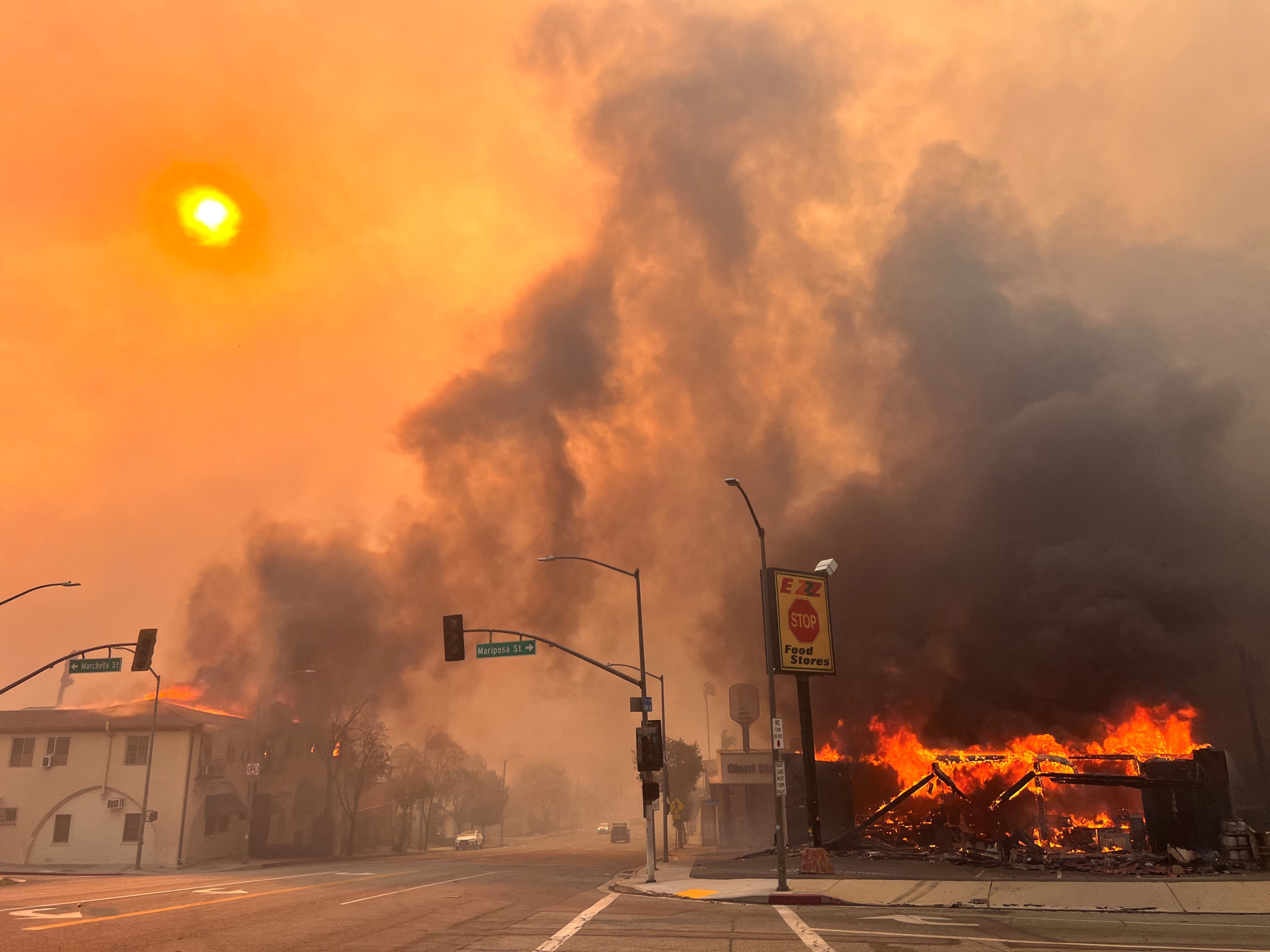 Hollywood Boulevard Evacuated, LA Wildfire Death Toll Rises: Live Updates