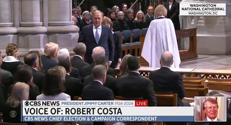 WATCH: George W. Bush Does Not Greet Donald And Melania Trump — Gives ...