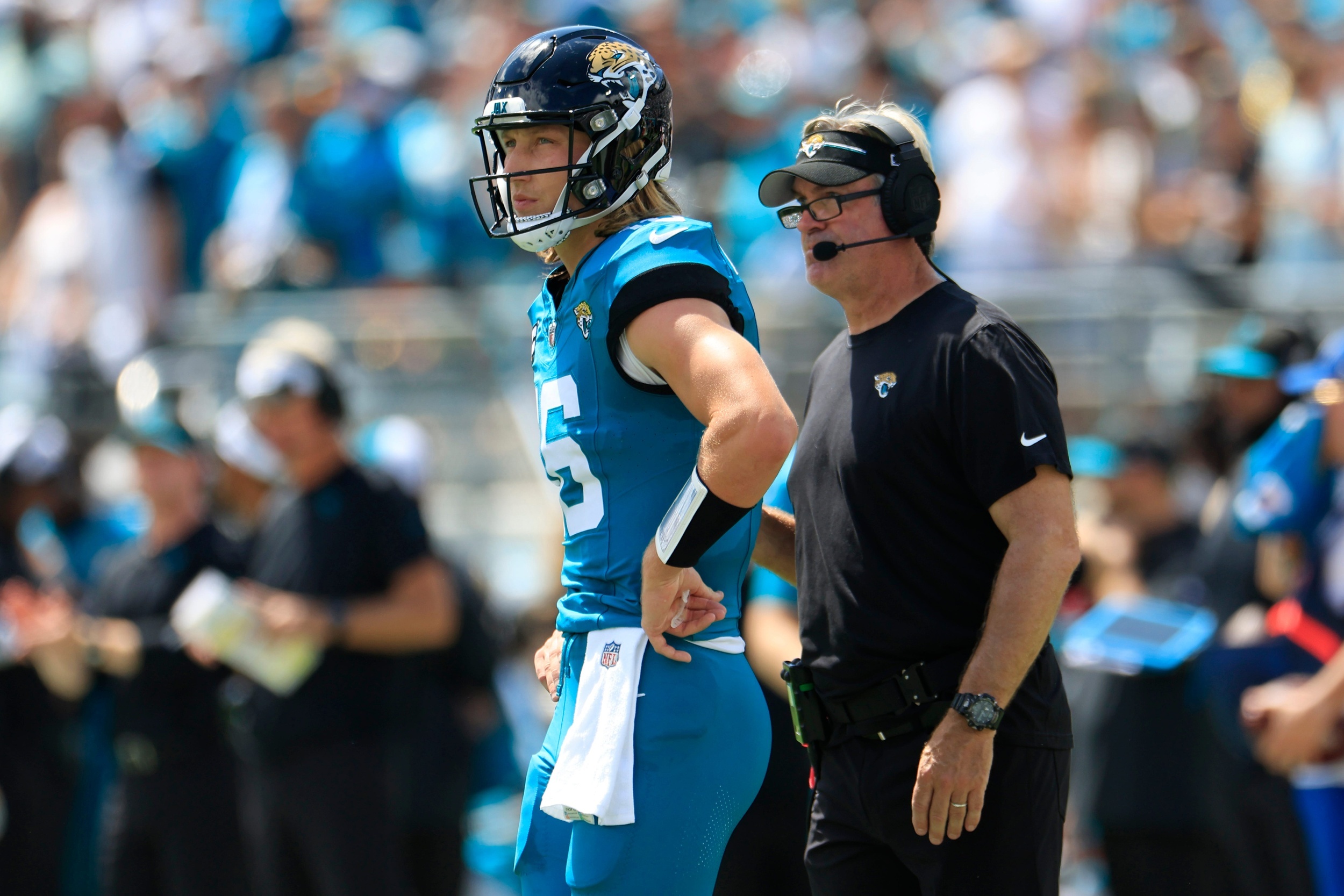 Trevor Lawrence reacts to Jaguars firing Doug Pederson