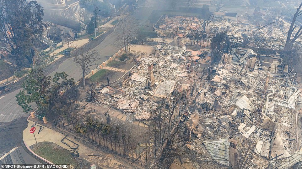The celebrity homes destroyed in LA fires revealed