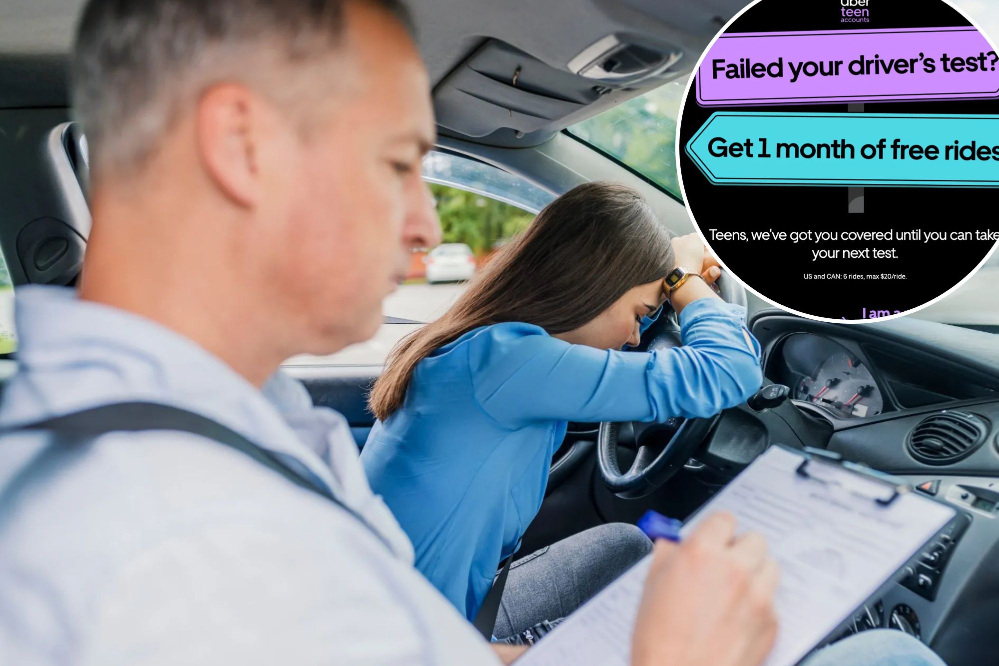 Uber offering free rides — to teens who flunked their driving exam