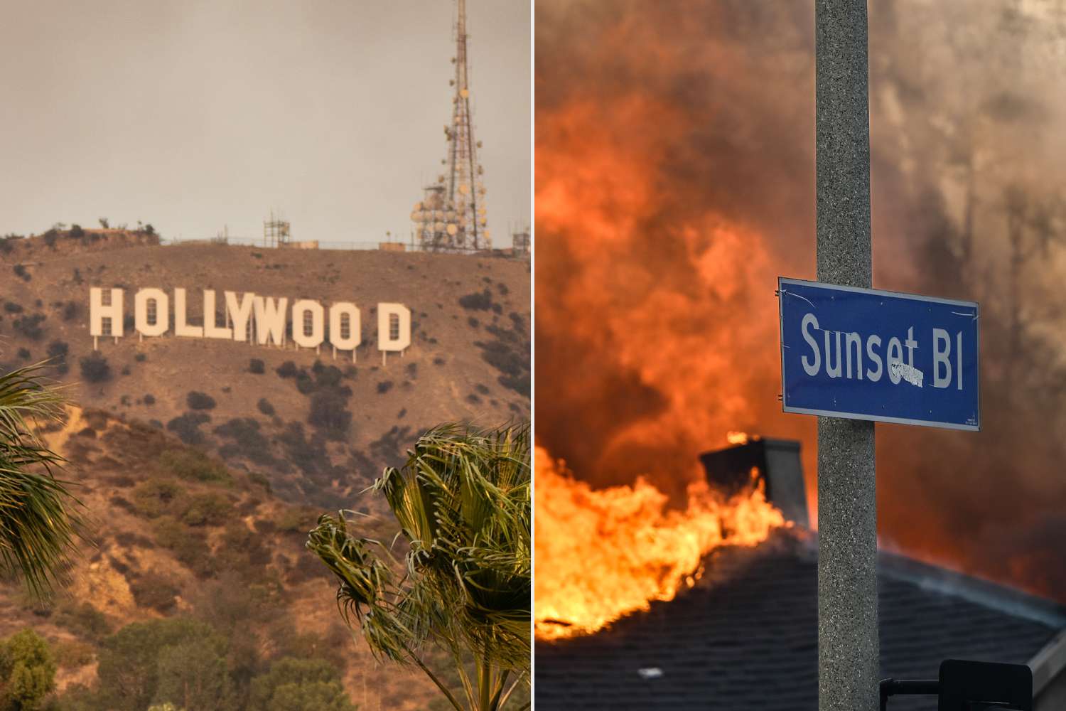 AI-Generated Posts Showed Hollywood Sign on Fire But the Landmark Is ...