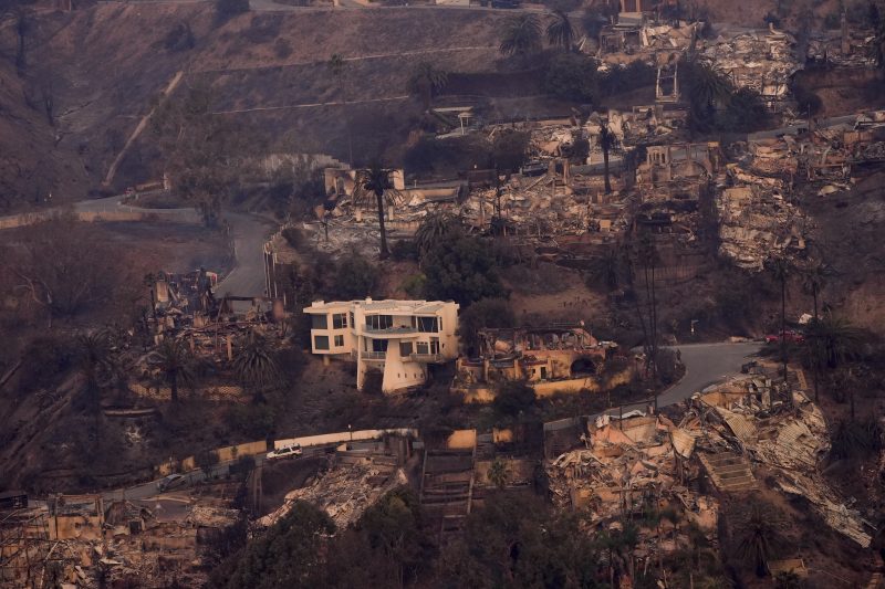 Aerial video shows before and after views of Palisades Fire in Los Angeles