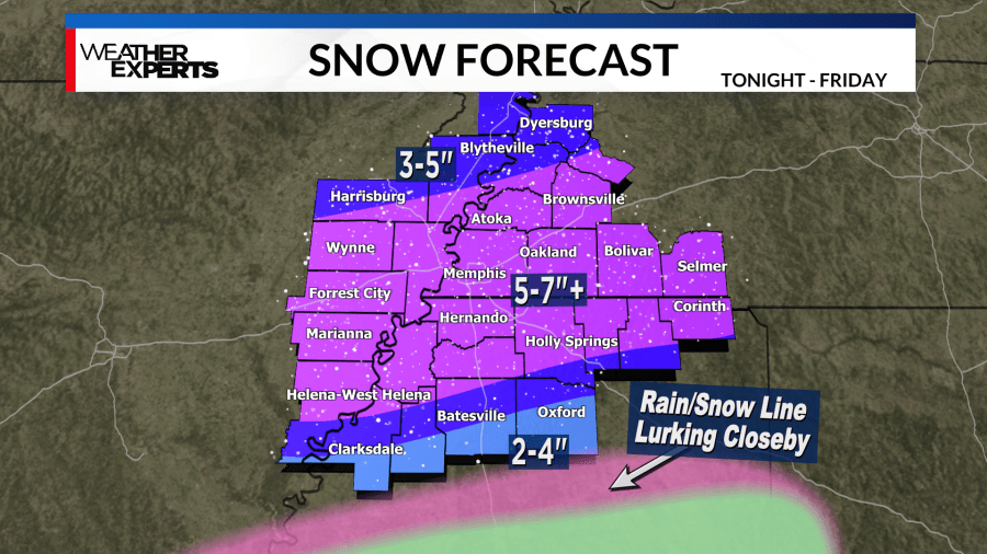 Winter Storm: Several inches of snow Friday, dangerous travel conditions