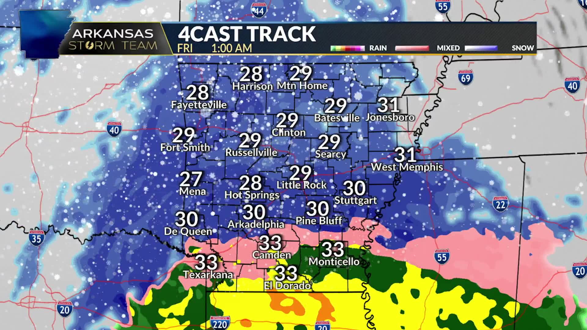 Arkansas Storm Team Forecast