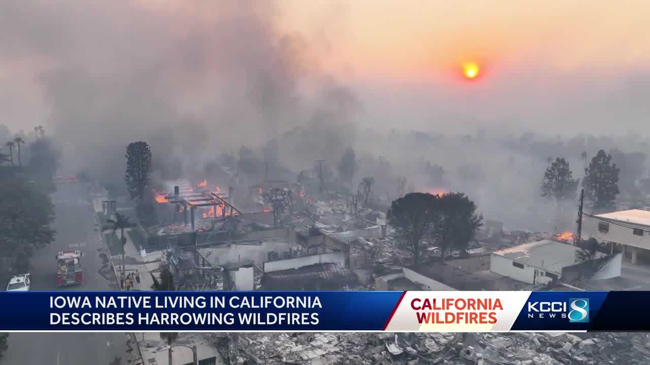 Iowa native and former KCCI photojournalist living in LA details fires