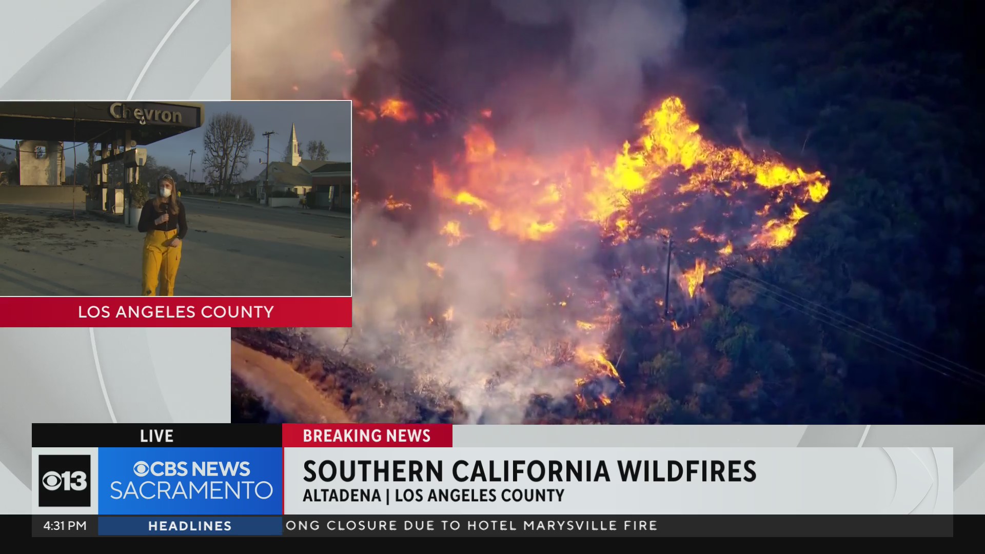 Here's a look at some of the aftermath in Altadena devastated by Eaton Fire