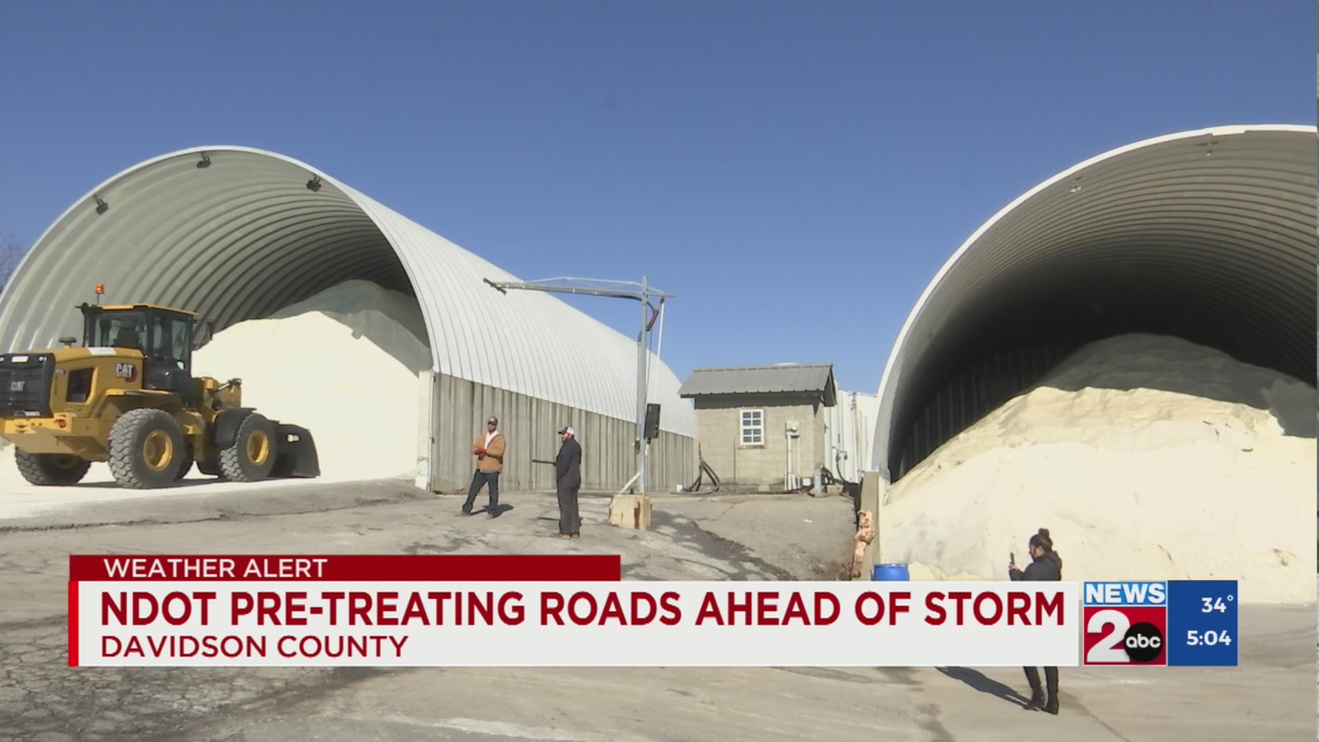 NDOT pre-treating roads ahead of winter storm