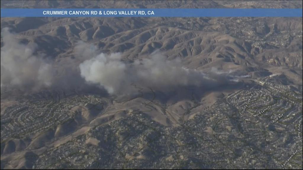 Kenneth Fire sparks in West Hills area near homes, prompting mandatory ...