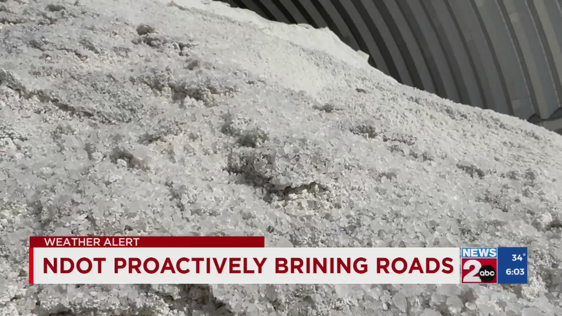 NDOT proactively brining roads