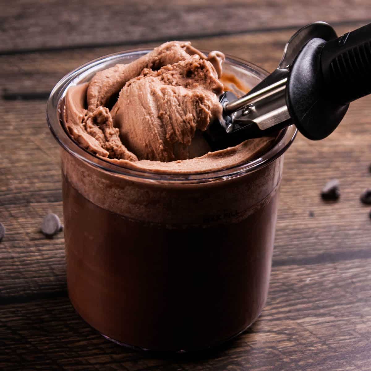 Ninja Creami Fairlife Chocolate Milk Ice Cream