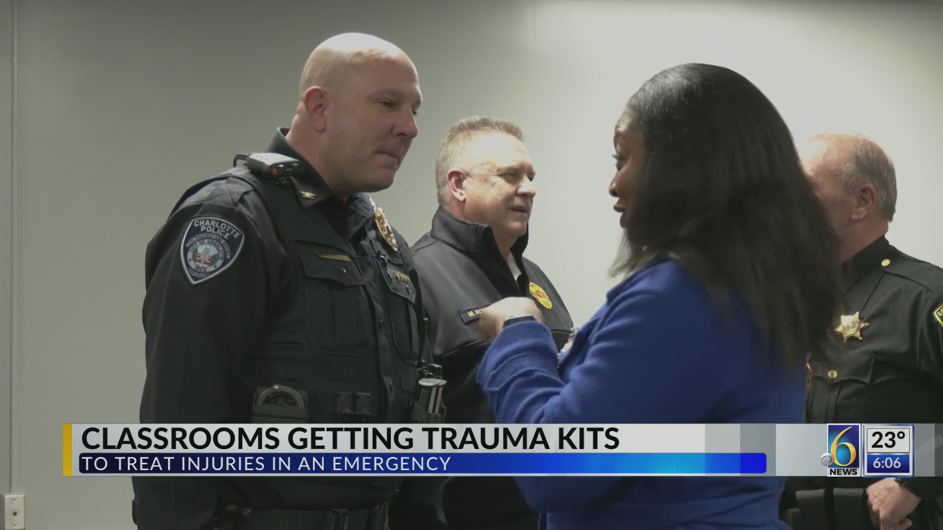 Classrooms getting trauma kits
