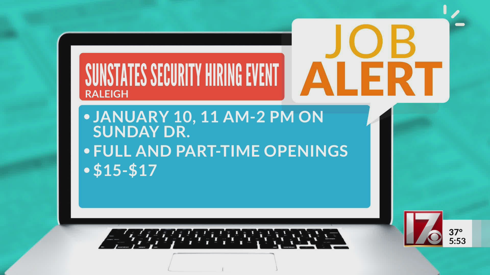 Sunstates Security to host a hiring event this weekend in Raleigh