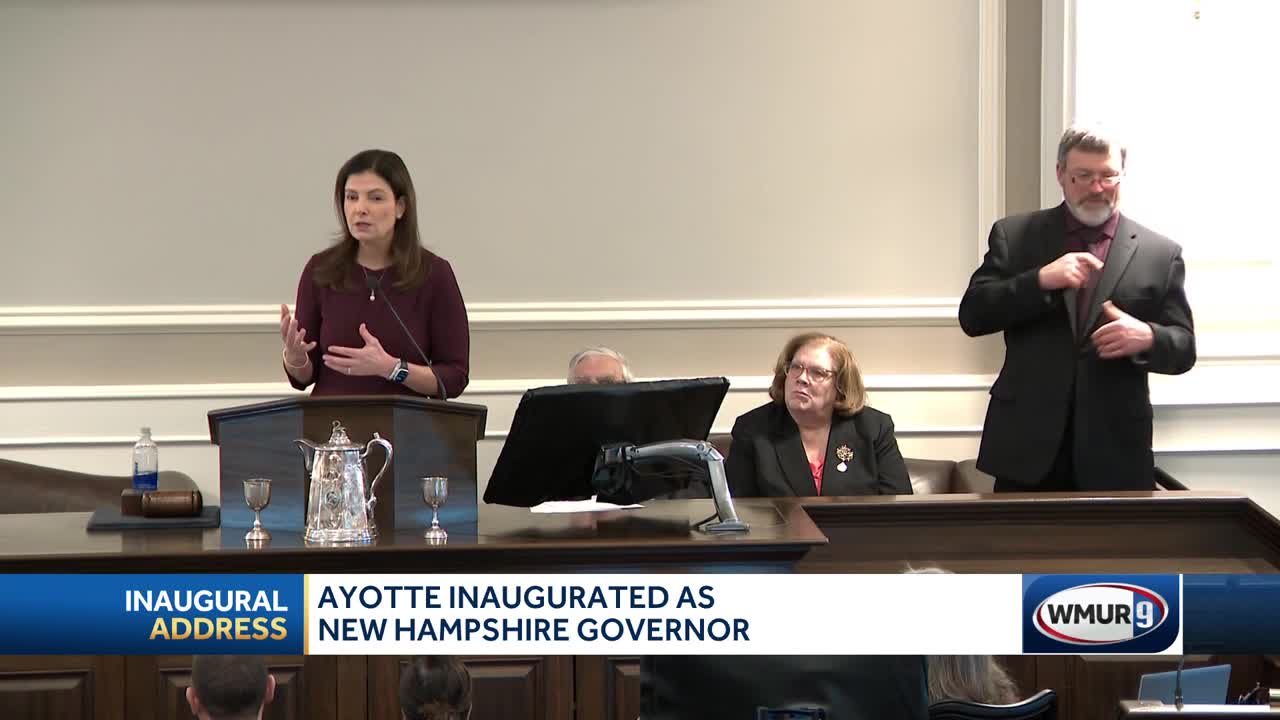 Ayotte inaugurated as New Hampshire governor