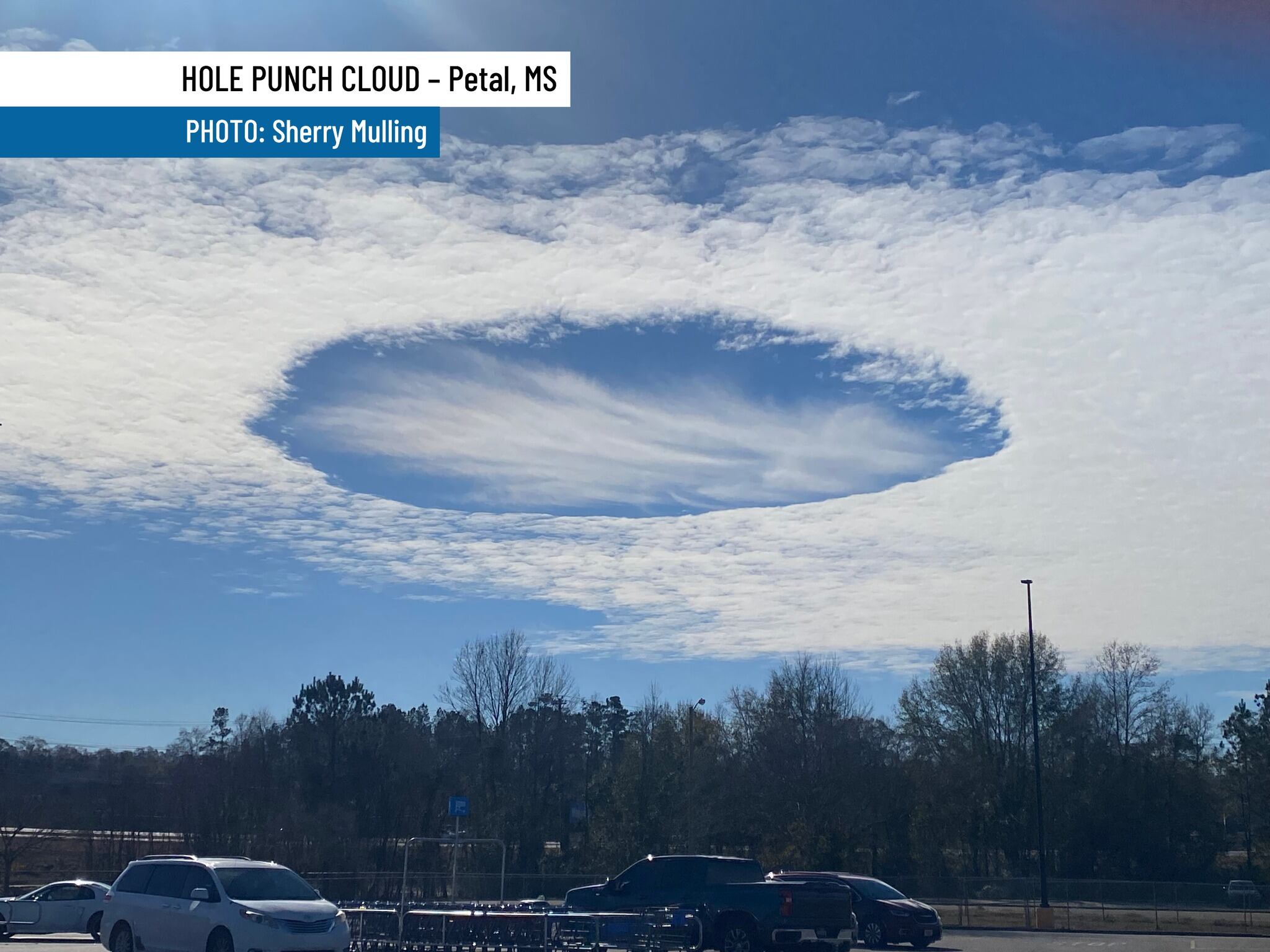 Hole-punch cloud stuns Pine Belt; how this phenomenon happens