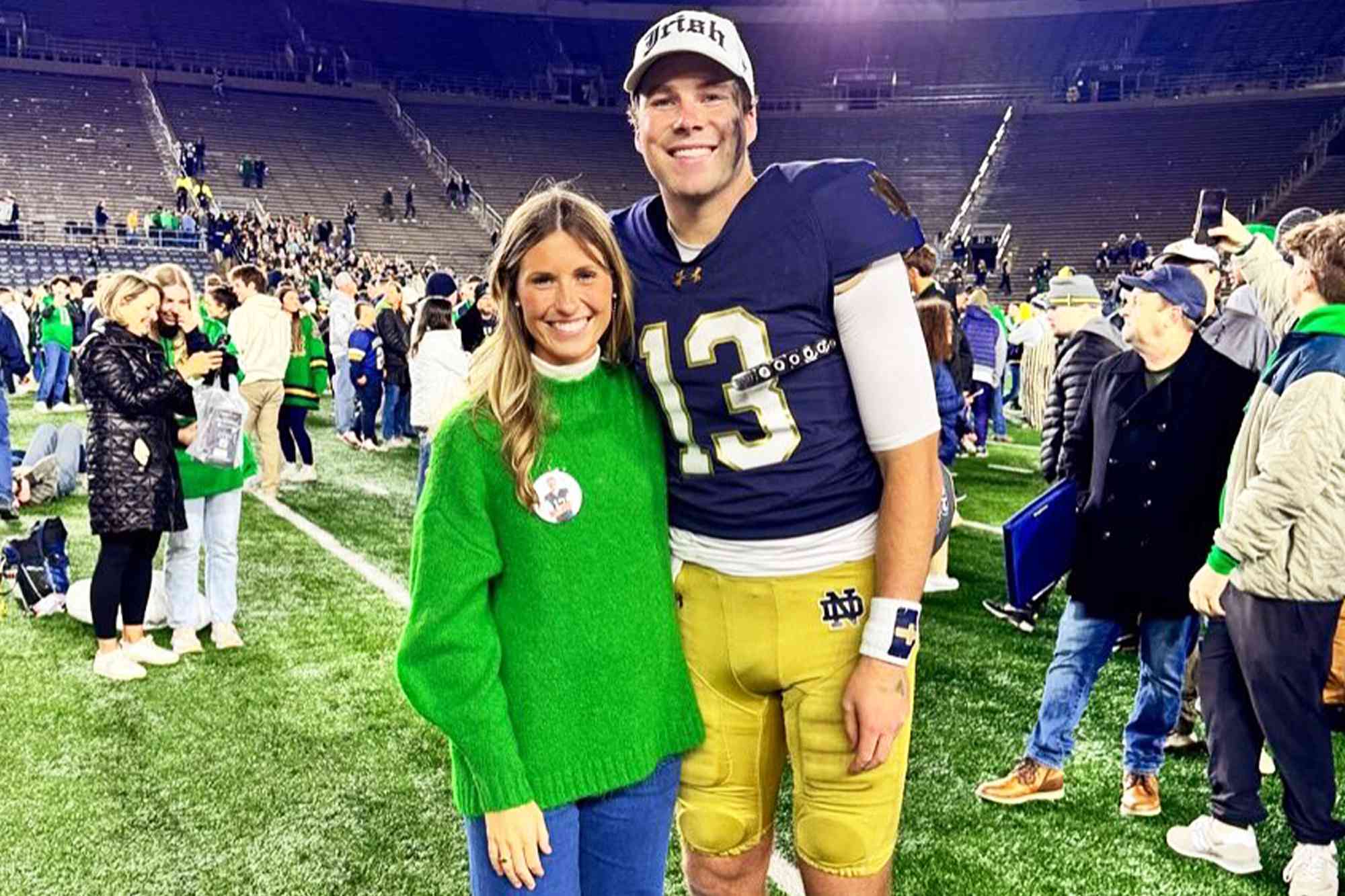 Who Is Notre Dame Quarterback Riley Leonard's Girlfriend? All About ...