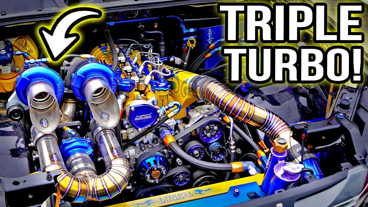 TRIPLE COMPOUND TURBO RACE TRUCKS IN THAILAND!
