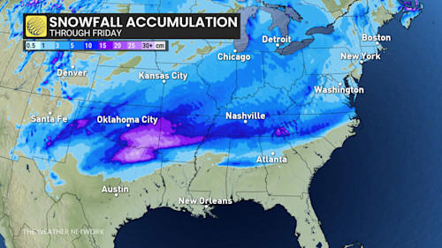 Major winter storm set to end 1,000+ day snowless streak