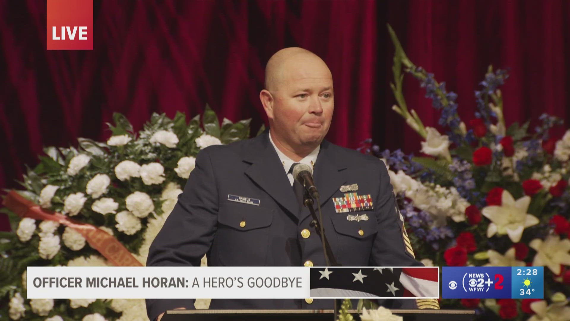 Member of U.S. Coast Guard remembers Officer Michael Horan
