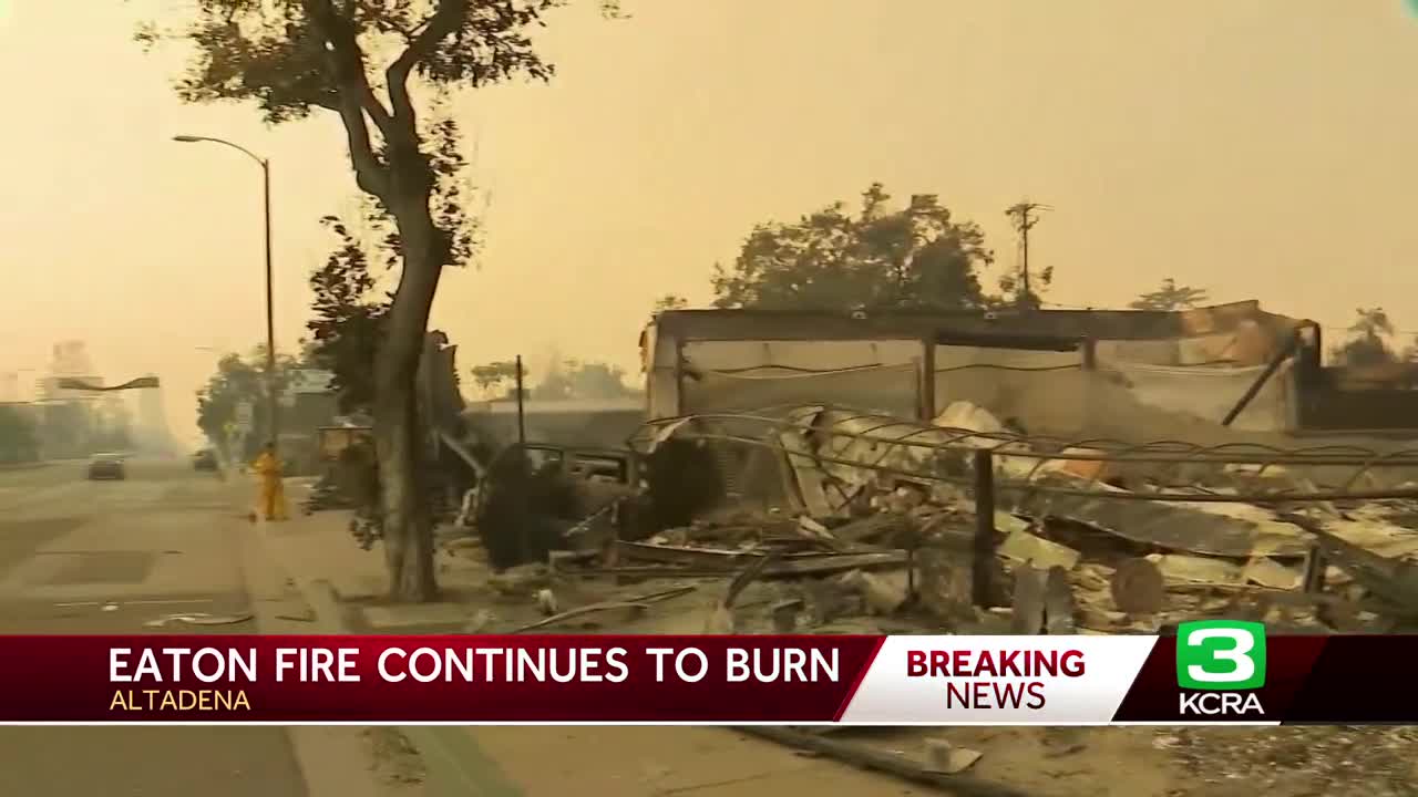 Eaton Fire damage | A look at conditions in Altadena on Jan. 9