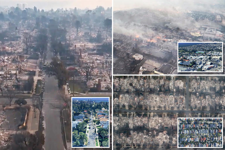 Before and after: Devastation of Pacific Palisades shown in heartbreaking photos