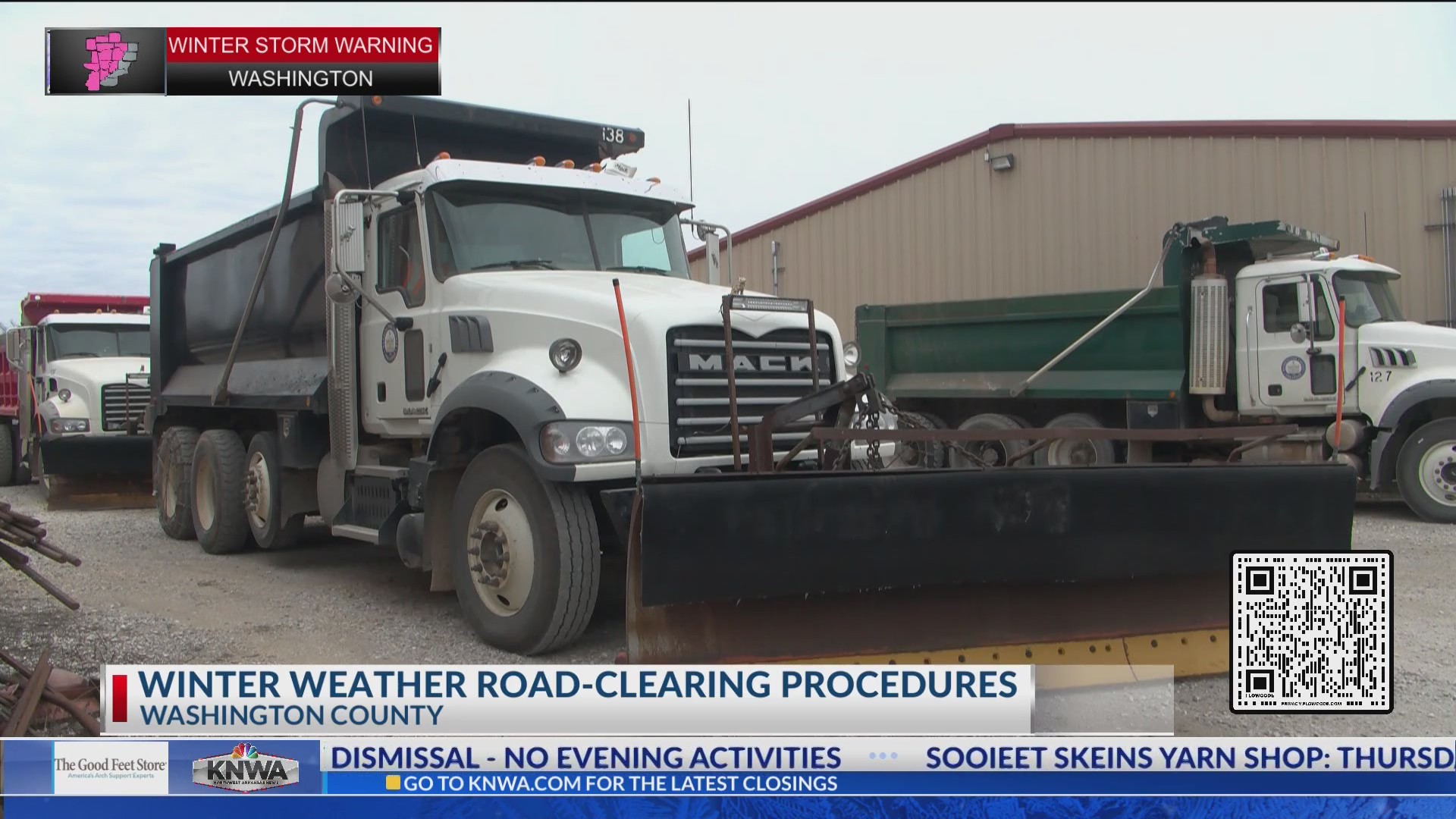 Washington County Road Department clearing plan