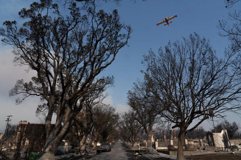 New fast-moving fire emerges as death toll from raging LA wildfires ...