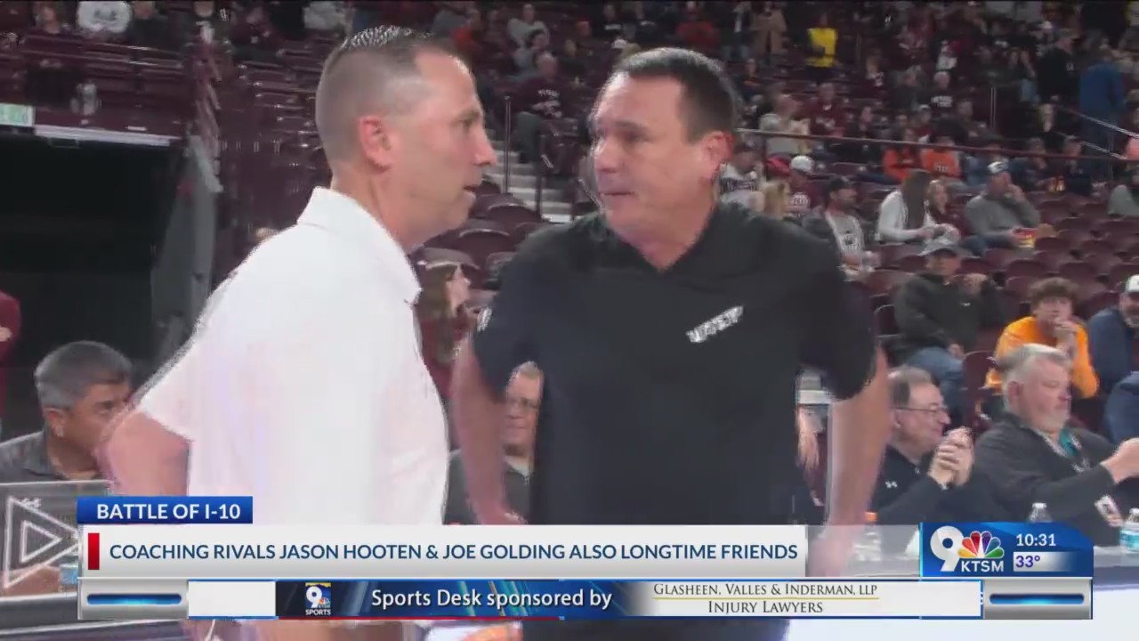 Coaching rivals Joe Golding & Jason Hooten also longtime friends