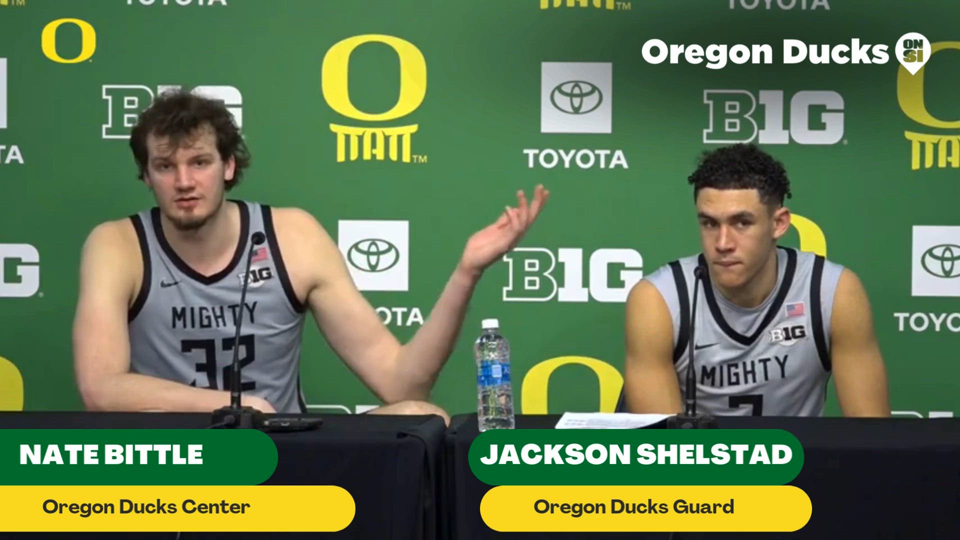 Oregon Ducks Center Nate Bittle Asseses Team's Performance
