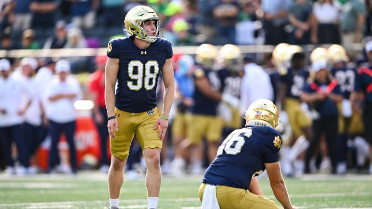 Who is Mitch Jeter? Everything to know about Notre Dame's kicker during ...