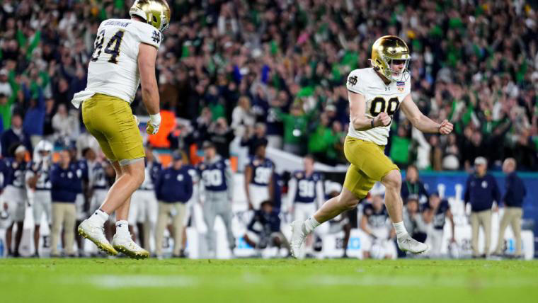 Notre Dame vs. Penn State final score, results: Mitch Jeter nails field goal sends Irish to CFP ...