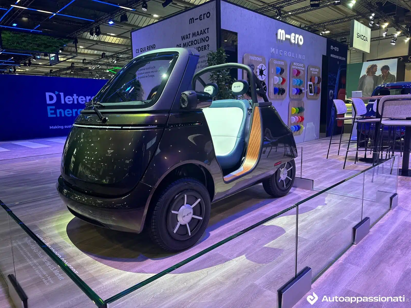 Ecco la Microlino Spider, la microcar senza portiere e senza tetto