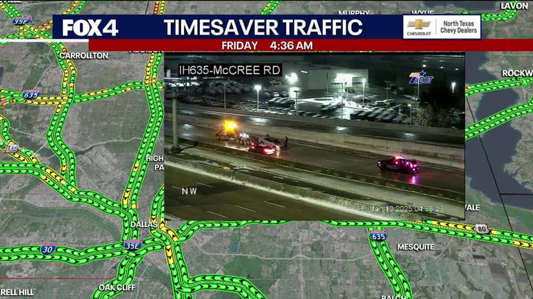 DFW Road Conditions: Be careful on the slushy roads