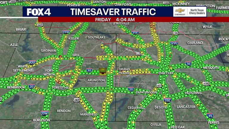 DFW Road Conditions: Be careful on the slushy roads