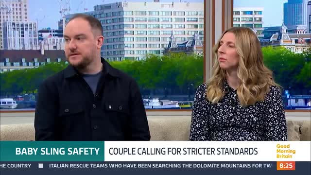 Parents of seven-week-old who suffocated in baby sling plead for ...