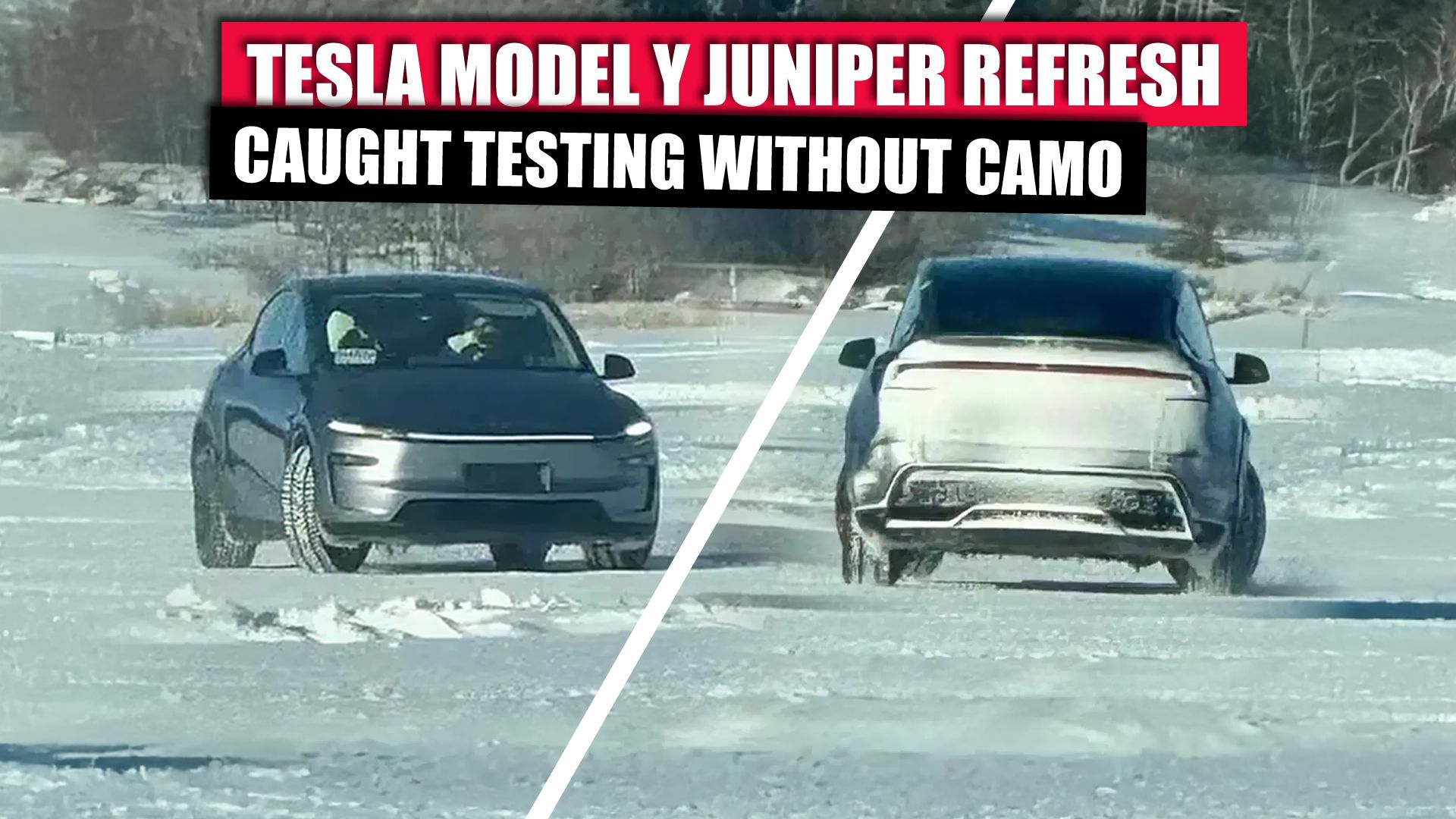 Testing Reveals Tesla Model Y Juniper’s Updated Design, Inside And Out