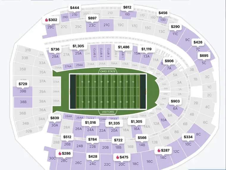 Ohio State vs. Texas tickets: Best prices, seats, date for 2025 regular ...