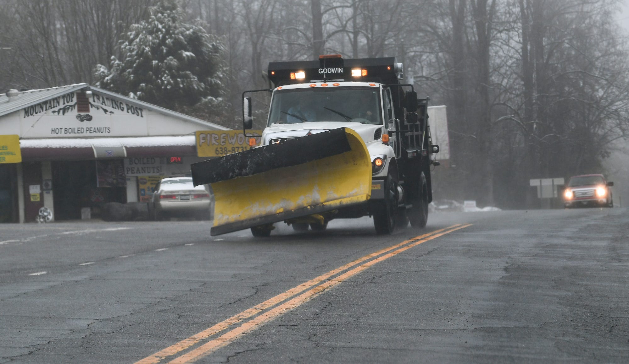 How much snow, and freezing rain did Greenville, Upstate get? Area forecast through weekend